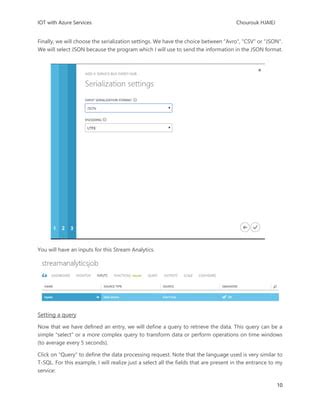 Azure IOT EVENT HUB STREAM ANALYTICS POWER BI PDF Cloud Computing Internet
