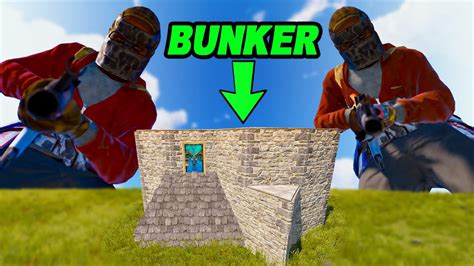 They Wont Find My Tc Bunker Solo Base Design Rust Youtube