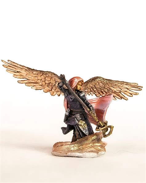 Female Aasimar Hand Painted Dnd Mini Etsy