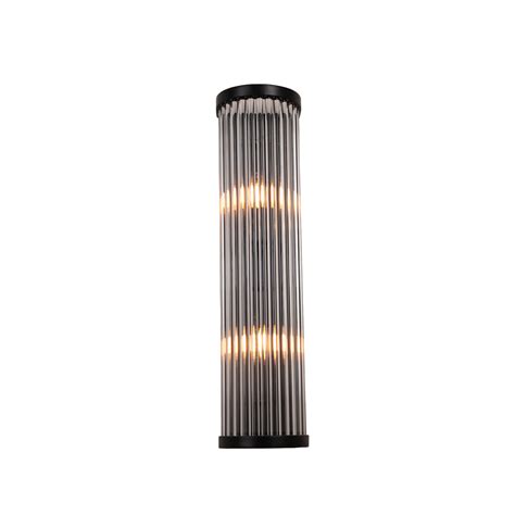 Wall Fitting 2x40w E14 150x600 Matt Black Kav9056 Eagle Lighting