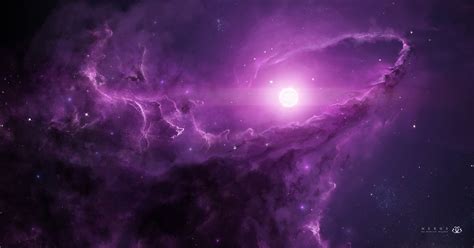 Purple Nebula Wallpaper