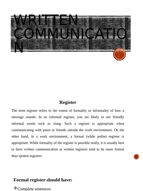 Written Communication Pdf Communication Ambiguity