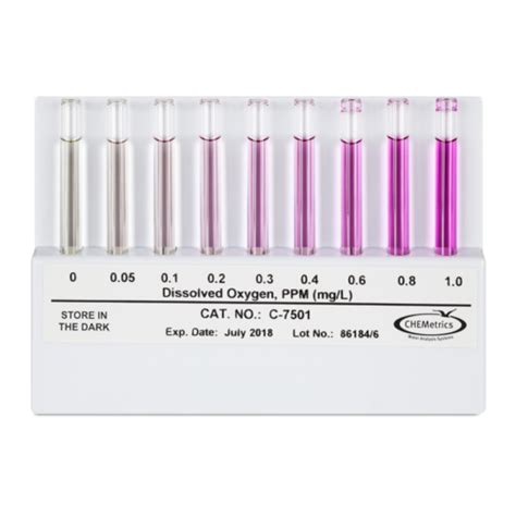 Dissolved Oxygen Comparator C 7501 Chemetrics