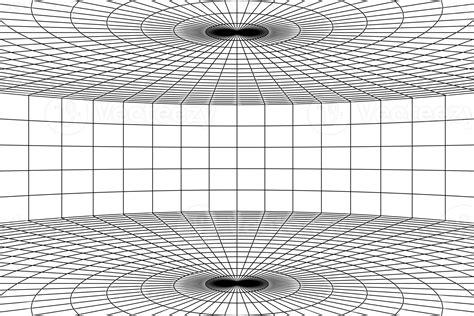 Space With Perspective Grid Line 3d Rendering 24856486 Png