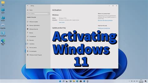 Activating Windows 11