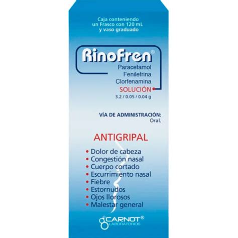 Rinofren Sol 120 Ml Vaso Gradu