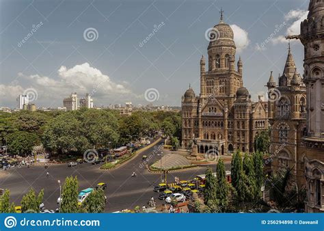 Brihanmumbai Municipal Corporation Bmc Building Mumbai Editorial Stock