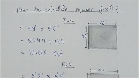 Formula To Measure Square Feet How To Calculate Square Footage