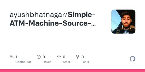 Github Ayushbhatnagarsimple Atm Machine Source Code