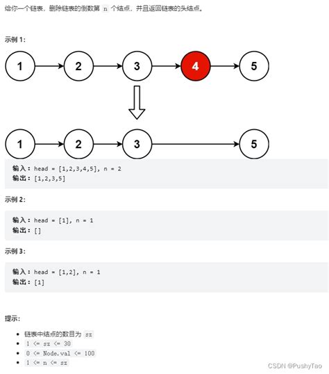Leetcode 19 删除链表的倒数第 N 个结点 链表模拟 阿里云开发者社区