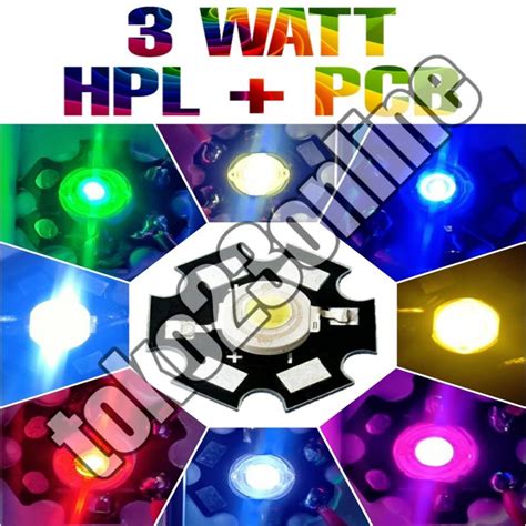 Jual Led Hpl 3w Led Hpl Uv Led Hpl Led Hpl Pcb Led Hpl 3 W Pcb Hpl Lampu Led Hpl