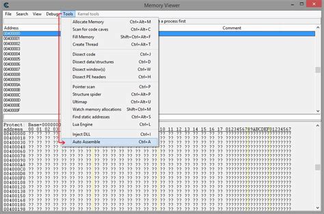Как добавить таблицу значений в Cheat Engine