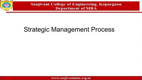 301 Unit 1 Strategic Management Process Pptx Business