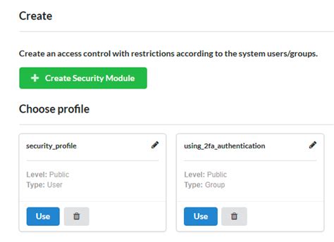 security module overview scriptcase low code documentation