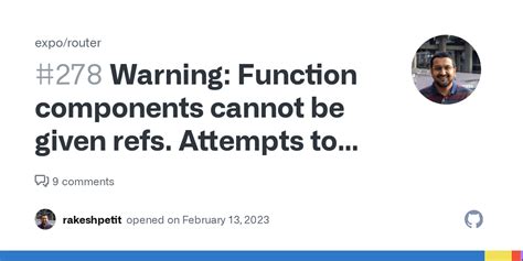 Warning Function Components Cannot Be Given Refs Attempts To Access