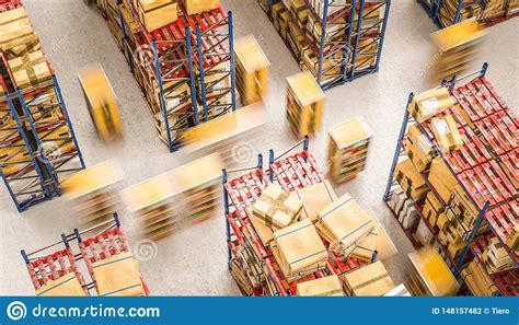 Automated Storage And Retrieval System Abstract Concept Vector Illustration