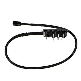 Bsowte PWM Fan Hub Fan Power Multiplexer Connector Cable Adapter