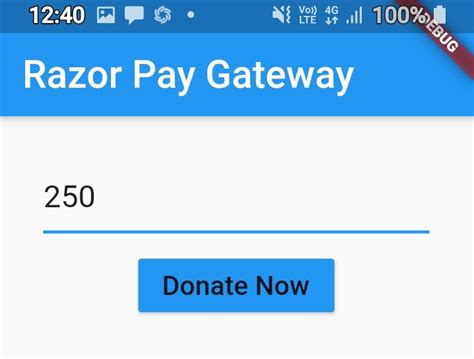 A Flutter App Which Explains Razorpay Payment Gateway Integration With Flutter