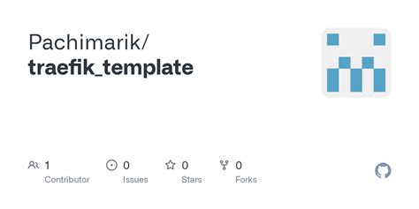 Github Pachimarik Traefik Template