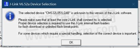 【经验】如何使用jlink在keil下载和调试中微半导体cms32l051系列32位mcu的配置？