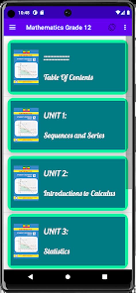 Mathematics Grade 12 Textbook Pour Android Télécharger