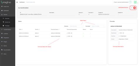 Transformations Documentation
