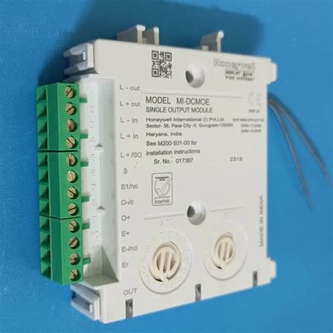 30 Vdc Honeywell Mi DCMO Addressable Control Output Module For Use In Fire Alarm System 12 Vdc