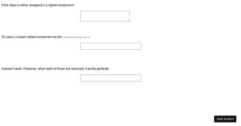 Issue 1864 Codesandbox