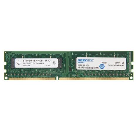 قیمت و خرید رم دسکتاپ Ddr3 تک کاناله 1333 مگاهرتز Cl9 اسپک تک مدل Pc3 10600 ظرفیت 8 گیگابایت