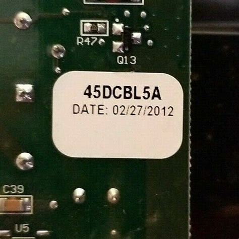 Liftmaster 45dcbl5 Garage Door Receiver Logic Board Yellow Learn Butto Garage Door Info Spot