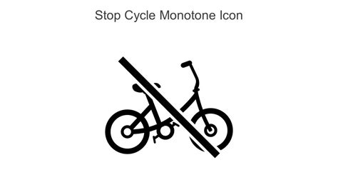 Stop Cycle Monotone Icon In Powerpoint Pptx Png And Editable Eps Format PPT Sample