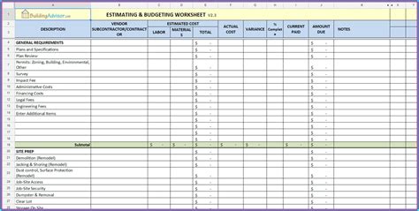 Construction Progress Billing Excel Template Web Required A