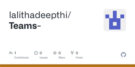 Github Lalithadeepthi Teams