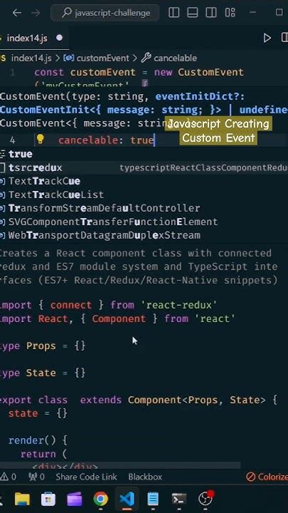 Create A Custom Event Javascript Interview Shorts Youtubeshorts