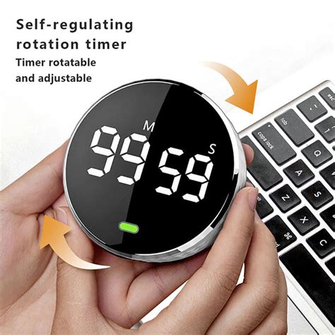 Digital Kitchen Timers Visual Timers Large Led Display Magnetic Countdown Countup Timer For
