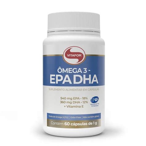 Ômega 3 Epa Dha De 1g Com 60 Capsulas Vitafor