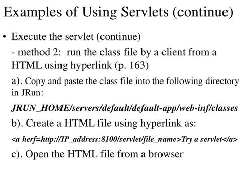 PPT Chapter Servlets PowerPoint Presentation Free Download ID