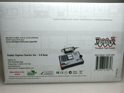 Digitrax Zepe Dcs52 Zephyr Express Dcc 3 Amp Starter Set Nib Etsy