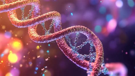 Understanding The Intricate Structure Of Dna In Relation To Genetic Disorders And Viruses Stock