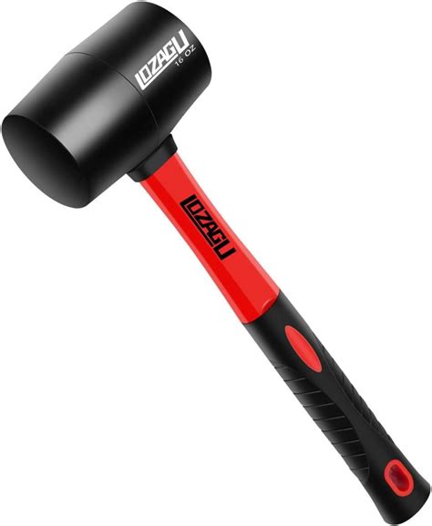 Benchmark Rubber Mallet Set 3 Sizes 8 Oz 16 Oz 32 Oz Durable Low Recoil Rubber Mallet
