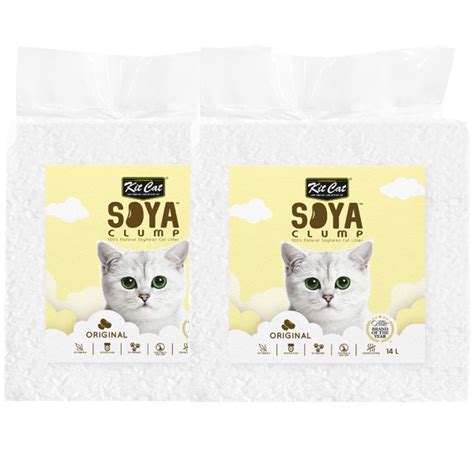 Kit Cat Soya Clump Original наполнитель соевый биоразлагаемый комкующийся для туалета кошек 14