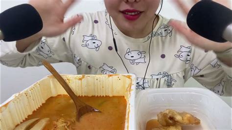 노토킹asmr 버전 마라탕and꿔바로우 먹어보아요💗 Youtube