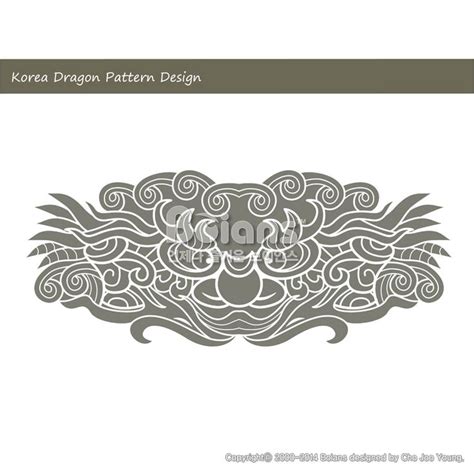 한국의 용 문양 패턴디자인 한국 전통문양 패턴 디자인 시리즈 Bptd010028 Korea Dragon Pattern Design Korean Traditional