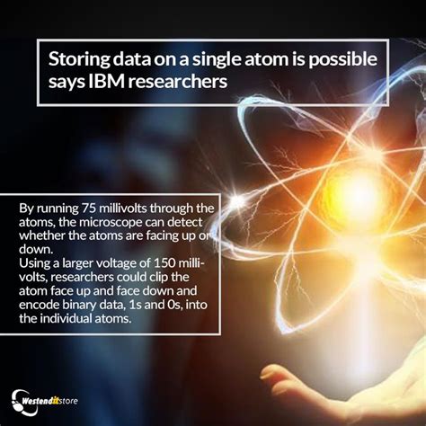 Westenditstore Storing Data On A Single Atom Is Possible Says IBM Researchers By Running