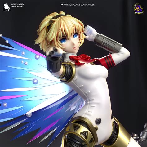 Aigis Persona 3 Reload 3d Printed Model Persona 3 Reload Figure Etsy