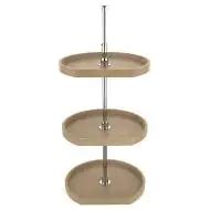 Rev A Shelf Premiere D Shaped Wood 5 Shelf Set Hdwre