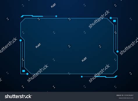 Sci Fi Futuristic User Interface Hud Stock Vector Royalty Free Shutterstock