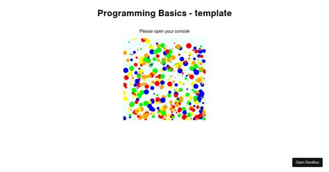 Programming Basics Lesson 5 Bouncing Balls Codesandbox