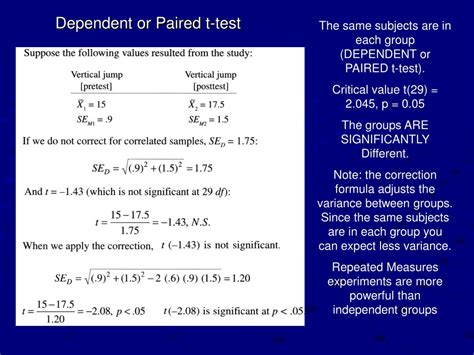 Ppt T Test Powerpoint Presentation Free Download Id471750
