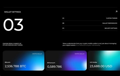 Wave Crypto Wallet App Blockchain Mobile Ui Ux Design Behance